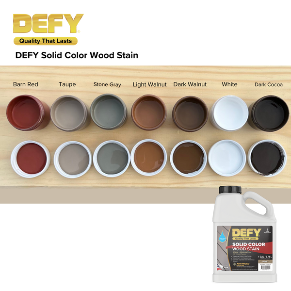 DEFY Solid Color Stain Sample Kit